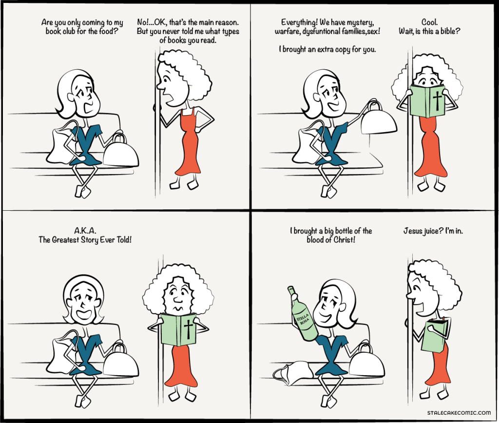 The Only Book Club You'll Ever Need - Stale Cake Comics